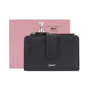 Paul Costelloe Moija Leather Purse - Black