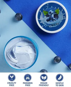 LOVERY Blueberry Milk Whipped Body Butter