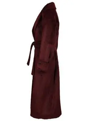 Max Mara Long Alpaca And Wool Coat