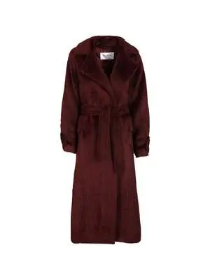 Max Mara Long Alpaca And Wool Coat