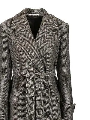 Tagliatore Julia Double-breasted Coat - Gray