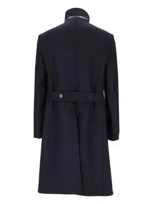 TOM FORD Double-breasted Wool Coat - Blue