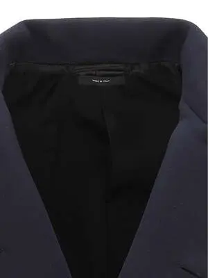TOM FORD Double-breasted Wool Coat - Blue