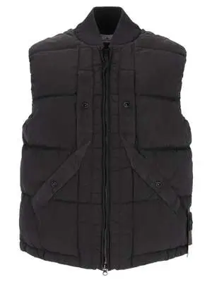Stone Island Nylon Metal Vest - Black