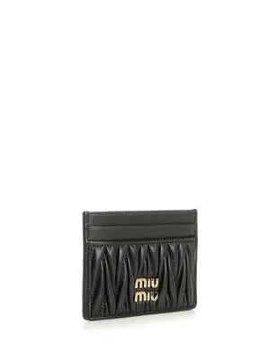 Miu Miu Quilted Card Holder