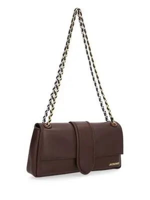 Jacquemus Bambino Chaine Leather Shoulder Bag - Brown