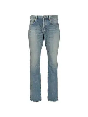 Saint Laurent Denim Slim Relaxed Low Rise Jeans