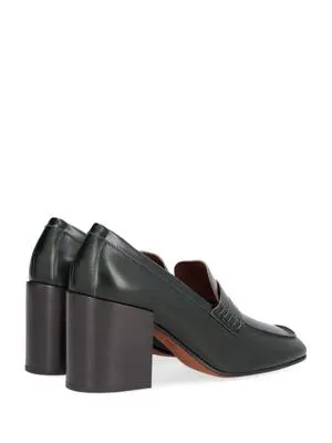Dries Van Noten Veigtan Calf Leather Heeled Moccasin