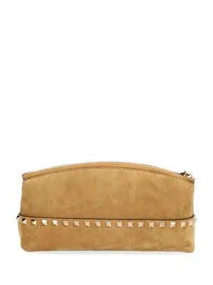 Valentino Garavani Suede Pouch - Cream