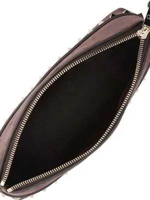 Valentino Garavani Suede Pouch - Brown