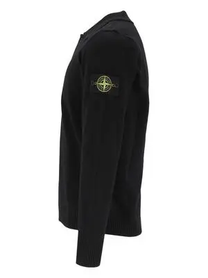 Stone Island Geelong Lightweight Wool Polo Sweater