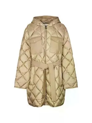 Max Mara Hooded Quilted Coat