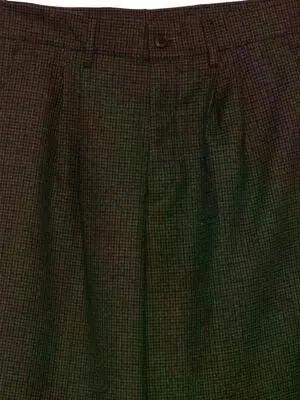 COSTUMEIN Checked Button-tab Trousers