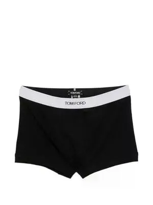 TOM FORD Logo-waistband Boxers Set Of Two - Black