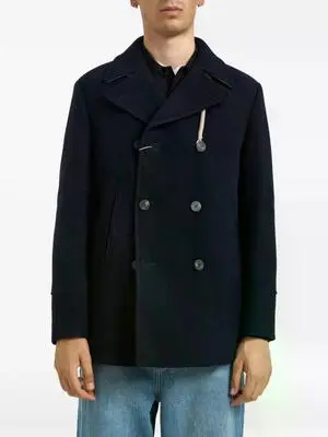 CAMPLIN Double-breasted Peacoat - Blue