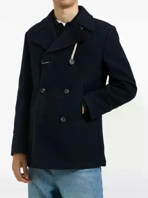 CAMPLIN Double-breasted Peacoat