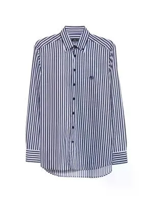 Etro Striped Button-down Shirt - Blue