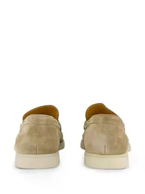AURELIEN Yacht Suede Loafers - Neutrals