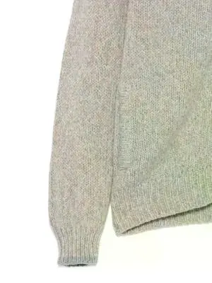 Fedeli Zip-fastening Chunky-knit Cardigan