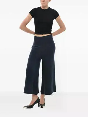 Stella McCartney High-waisted Ribbed-knit Trousers