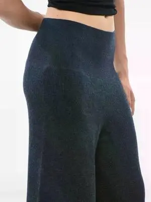 Stella McCartney High-waisted Ribbed-knit Trousers