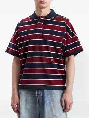 Rhude Fontaine Striped Polo Shirt
