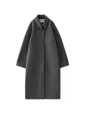 Studio Nicholson Ria Melton-texture Coat - Grey