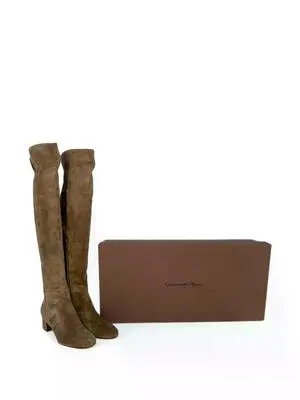GIANVITO ROSSI Almond-toe Knee-high Boots