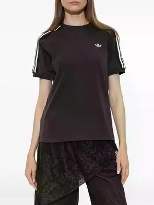 Adidas Lace-trim Embroidered-logo T-shirt