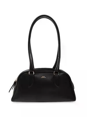 A.p.c. Paloma Logo-print Shoulder Bag - Black