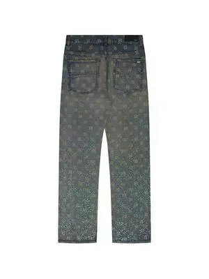Amiri Crystal Burst Ma Paisley Jeans