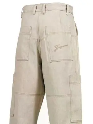 Jacquemus Carré De-nîmes Denim Cargo Pants