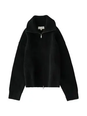 Studio Nicholson Sandos Ribbed-knit Cardigan - Black