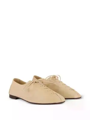 Hereu Plegada Lace-up Ballet Flats