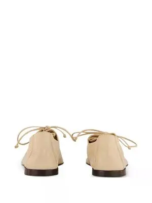Hereu Plegada Lace-up Ballet Flats