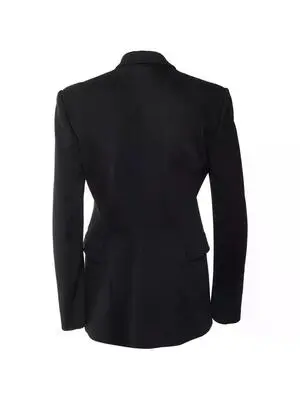 Attico Single-breasted Padded-shoulder Blazer