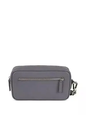 Emporio Armani Logo-plaque Zip-around Wash Bag - Grey