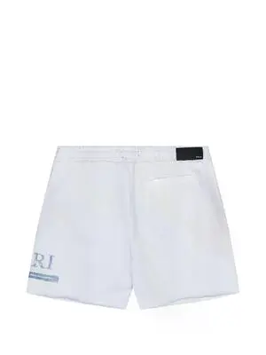 Amiri Ma Watercolor Bar Drawstring Shorts