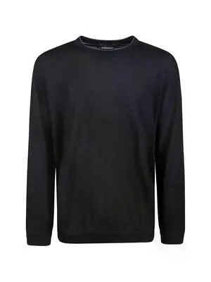 Emporio Armani Crew-neck Long-sleeve Sweater - Blue