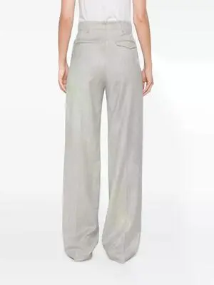 BERWICH Pleated Wool Trousers