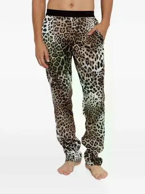 TOM FORD Leopard-print Silk Pants