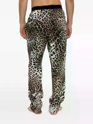 TOM FORD Leopard-print Silk Pants