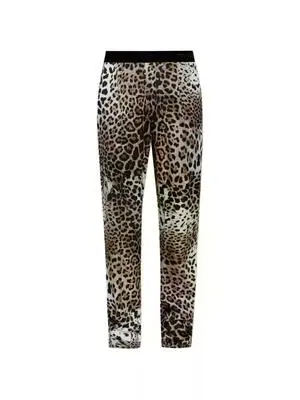 TOM FORD Leopard-print Silk Pants - Neutrals