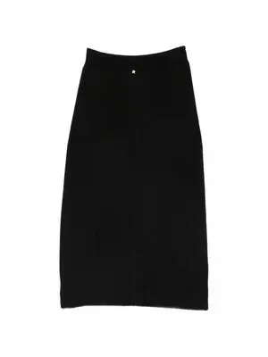 Lorena Antoniazzi Ribbed-knit Star-patch Midi Skirt