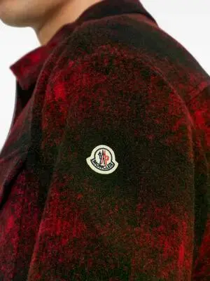 Moncler Check Logo-patch Shirt Jacket