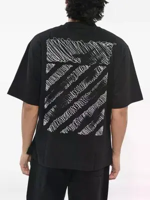 Off-White Scribble Diag Logo-print T-shirt