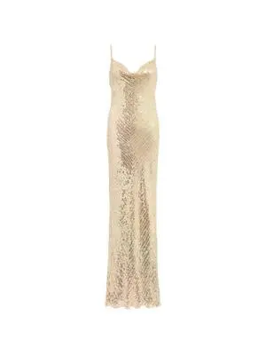 Jenny Packham Ariel Maxi Dress - Gold
