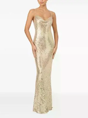 Jenny Packham Ariel Maxi Dress - Gold