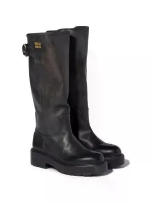 Miu Miu Leather Boots