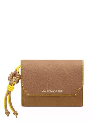 MAISON DE SABRE Trifold Leather Wallet - Brown